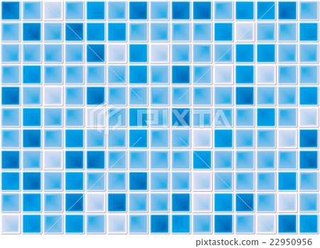 Light blue tile background material - Stock Illustration [22950956] - PIXTA