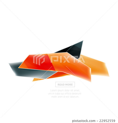 Vector geometric shape ad promo banner - Stock Illustration [22952559 ...