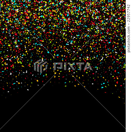 Colorful Explosion of Confetti - Stock Illustration [22957742] - PIXTA
