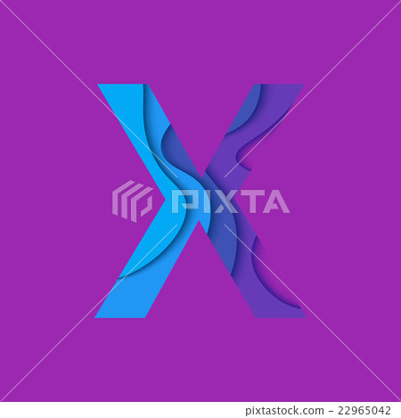 Letter X template - Stock Illustration [22965042] - PIXTA