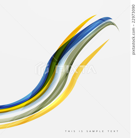 Geometric abstract background, swirl colorful - Stock Illustration ...