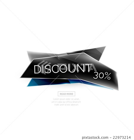 Vector geometric shape ad promo banner - Stock Illustration [22973214 ...