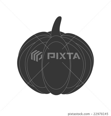 Pumpkin Vegetable Icon - Stock Illustration [22978145] - PIXTA