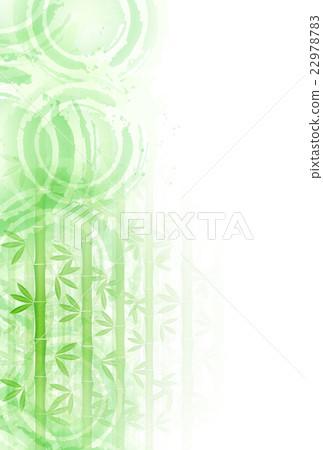 Bamboo summer heat sympathy background - Stock Illustration [22978783 ...
