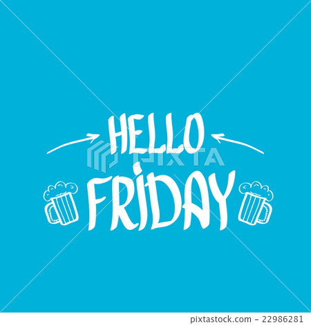 happy friday vector background. - Stock Illustration [22986281] - PIXTA