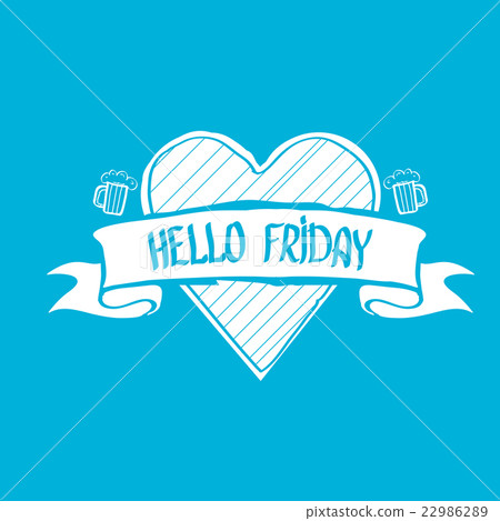 happy friday vector background. - Stock Illustration [22986289] - PIXTA