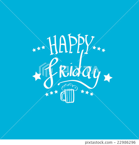 happy friday vector background. - Stock Illustration [22986296] - PIXTA