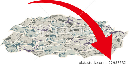 Money image _ crash - Stock Illustration [22988282] - PIXTA