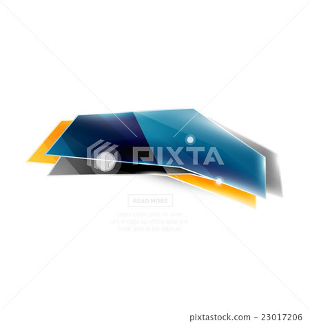 Vector geometric shape ad promo banner - Stock Illustration [23017206 ...