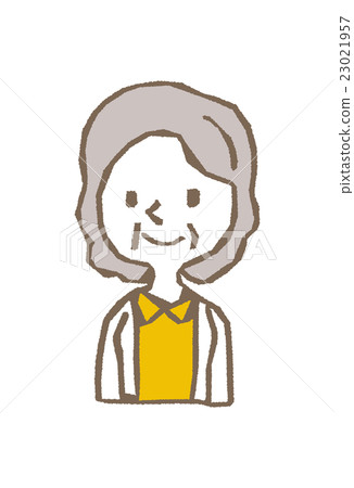 Aunt [Line drawing/Series] - Stock Illustration [23021957] - PIXTA