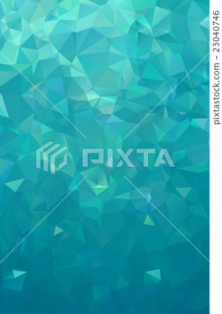 Turquoise polygonal background. Nothern lights - Stock Illustration ...