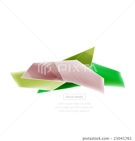 Vector geometric shape ad promo banner - Stock Illustration [23041761 ...