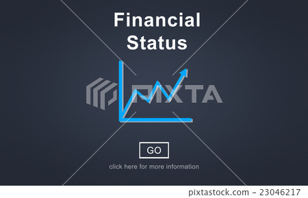 Financial Status Money Cash Growth Analysis... - Stock Illustration ...