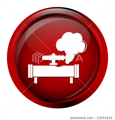 Gas leak pipe icon. Pollution Gas Pipe icon-插圖素材 [23054910] - PIXTA圖庫