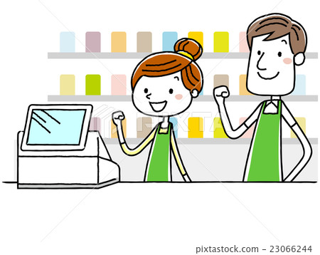 收銀機-插圖素材 [23066244] - PIXTA圖庫