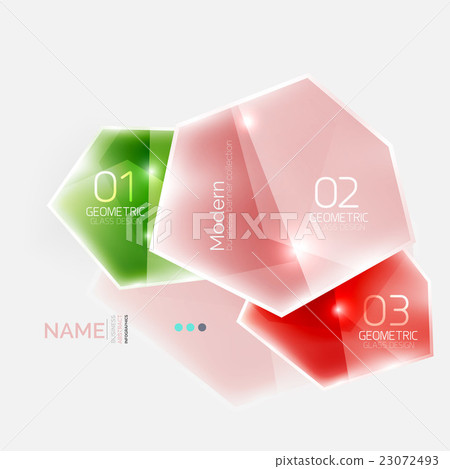Geometric shaped business infographics - Stock Illustration [23072493 ...