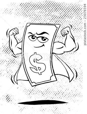 Strong money,Strong Dollar,business concept,Vector - Stock Illustration ...