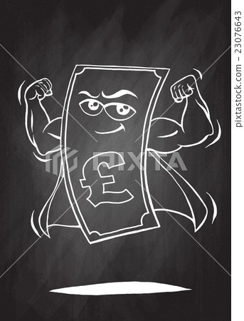 Strong money,Strong Pound,business concept,Vector - Stock Illustration ...