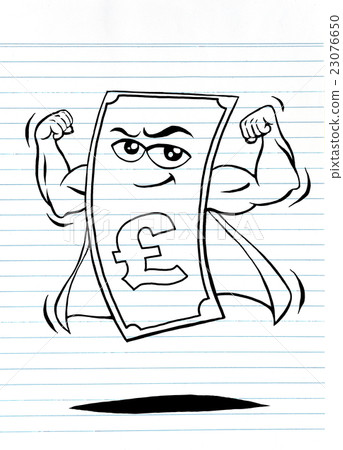 Strong money,Strong Pound,business concept,Vector - Stock Illustration ...