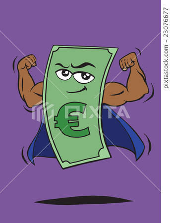 Strong money,Strong Euro,business concept,Vector - Stock Illustration ...