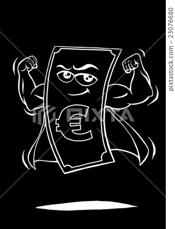 Strong money,Strong Euro,business concept,Vector - Stock Illustration ...