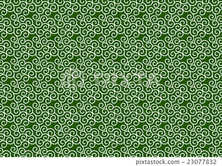 Arabesque pattern background illustration green - Stock Illustration ...