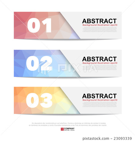 Abstract banner - Stock Illustration [23093339] - PIXTA