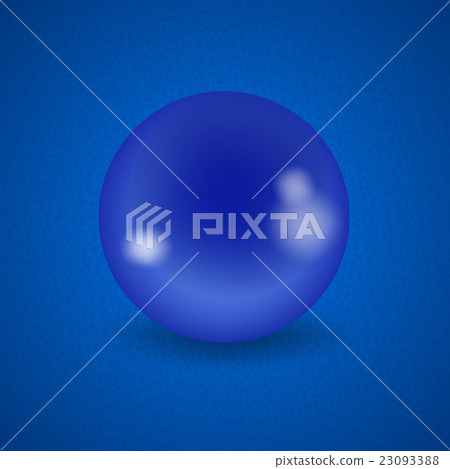 set of billiard balls, billiards, American blue - Stock Illustration ...