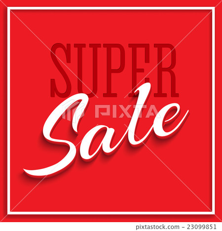 Sale Poster with Frame - Stock Illustration [23099851] - PIXTA