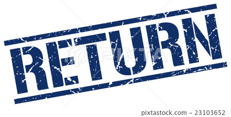 return blue grunge square vintage rubber stamp - Stock Illustration ...