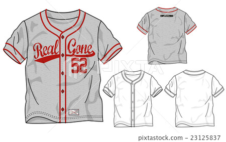 棒球衫設計圖片-插圖素材 [23125837] - PIXTA圖庫