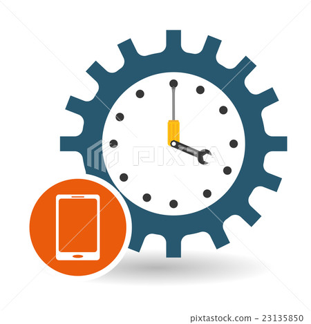technical service and call center icon design - Stock Illustration ...