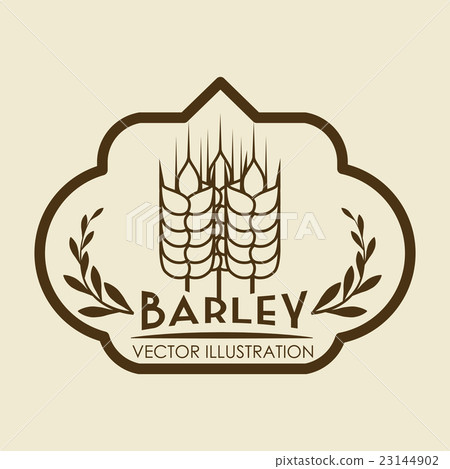 Barley design - Stock Illustration [23144902] - PIXTA