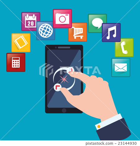 App design - Stock Illustration [23144930] - PIXTA
