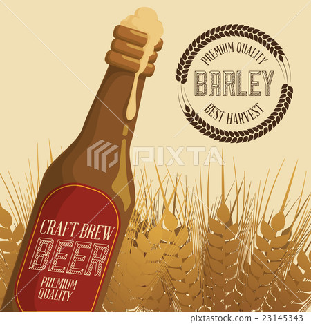 Barley design - Stock Illustration [23145343] - PIXTA