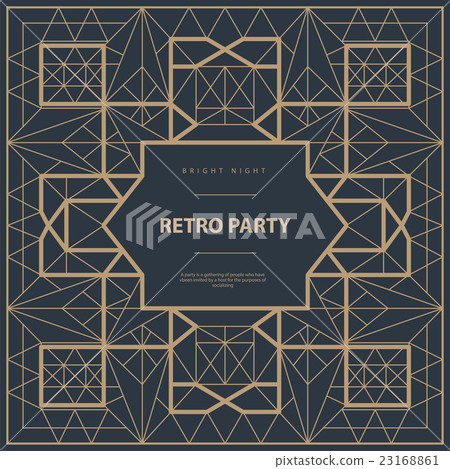 Geometric line frame - Stock Illustration [23168861] - PIXTA