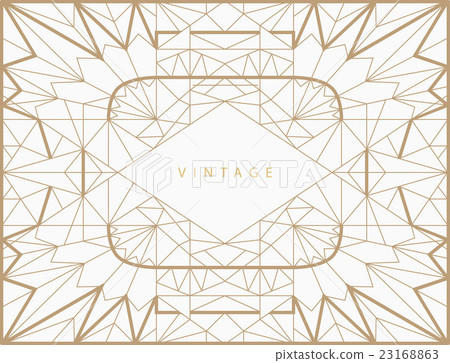Geometric line frame - Stock Illustration [23168863] - PIXTA