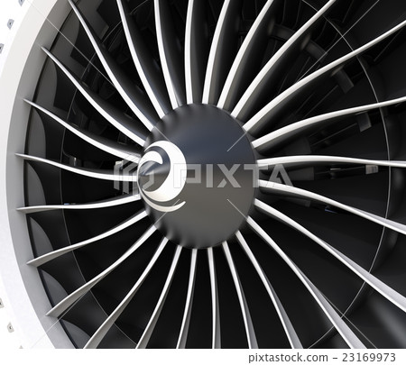 Jet fan engine blade - Stock Illustration [23169973] - PIXTA
