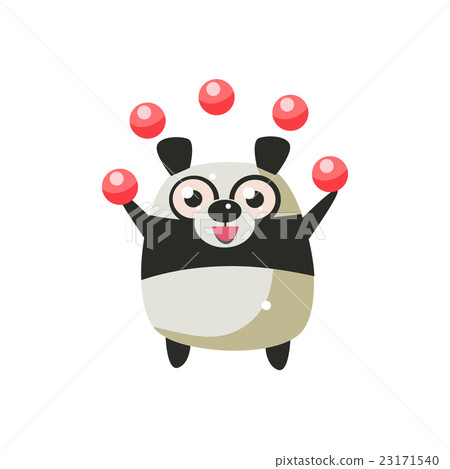 Panda Bear Party Animal Icon - Stock Illustration [23171540] - PIXTA