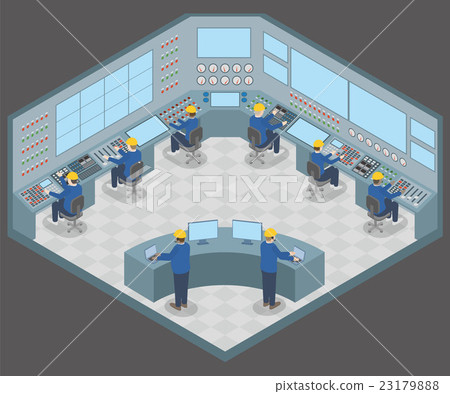 Operation room / control room - Stock Illustration [23179888] - PIXTA