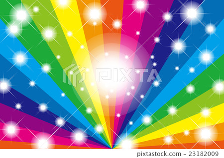 Background material, illusion, shine, rainbow... - Stock Illustration ...