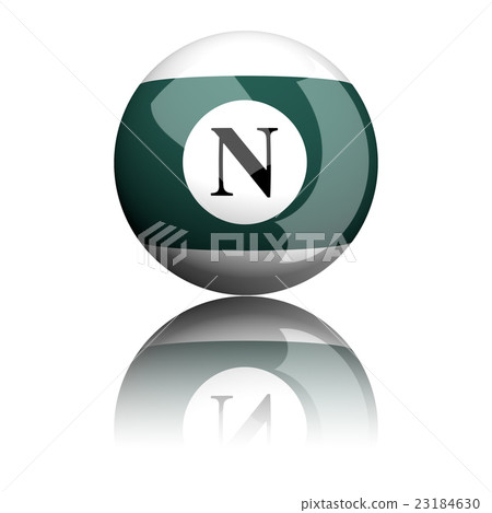 Alphabet Letter N Sphere 3D Rendering - Stock Illustration [23184630 ...