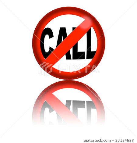 No Call Sign 3D Rendering - Stock Illustration [23184687] - PIXTA