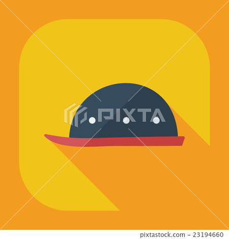 Flat modern design with shadow icons hard hat - Stock Illustration ...