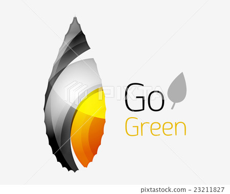 Shiny leaf icon - Stock Illustration [23211827] - PIXTA