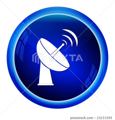 Radar sign icon satellite dish tv technology - Stock Illustration ...
