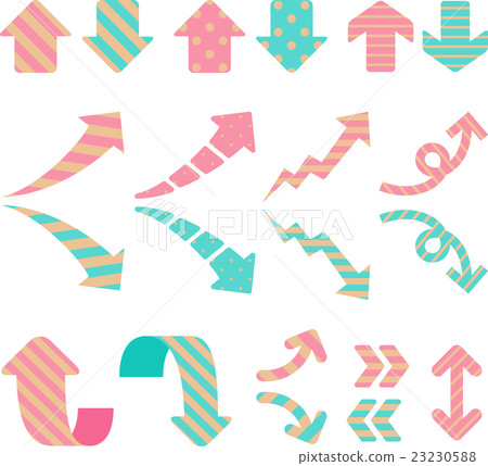 Pop arrow set - Stock Illustration [23230588] - PIXTA