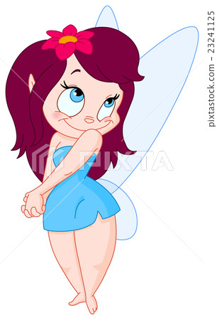 Shy fairy-插圖素材 [23241125] - PIXTA圖庫