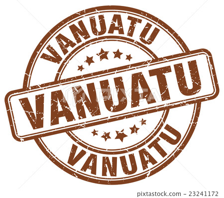 Vanuatu brown grunge round vintage rubber stamp-插圖素材 [23241172] - PIXTA圖庫