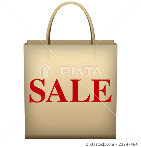 Paper bag _ craft _ SALE characters included - Stock Illustration ...